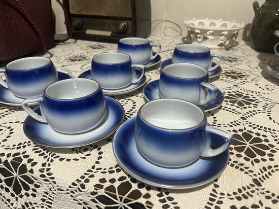 Porcelanski set Cobalt