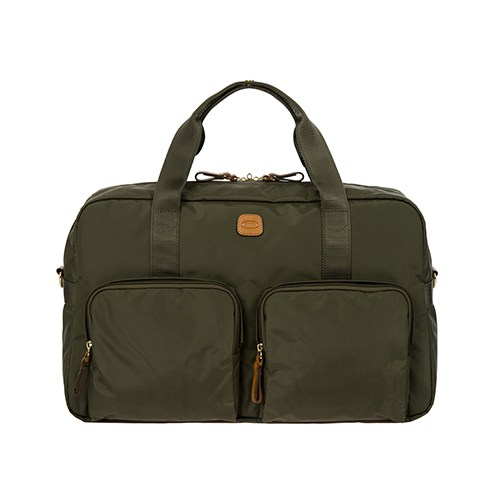 BRIC'S TORBA PUTNA SA DZEPOVIMA X-COLLECTION 46CM OLIVE