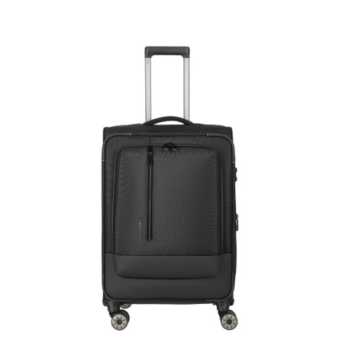TRAVELITE KOFER CROSSLITE M SA PROSIRENJEM BLACK