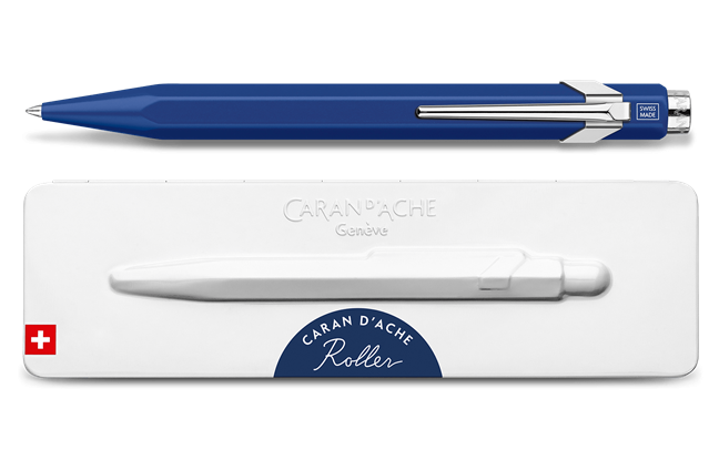 CARAN D'ACHE ROLLER OLOVKA 849 CLASSIC SLIM PAKOVANJE BLUE