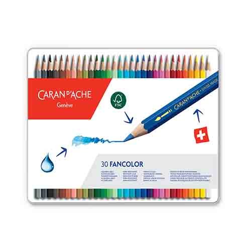 CARAN D'ACHE SET DRVENIH BOJICA FANCOLOR 30 KOM