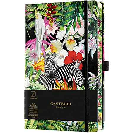 CASTELLI AGENDA 13X21 LINIJE EDEN ZEBRAS