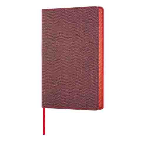 CASTELLI AGENDA 13X21 LINIJE HARRIS MAPLE RED