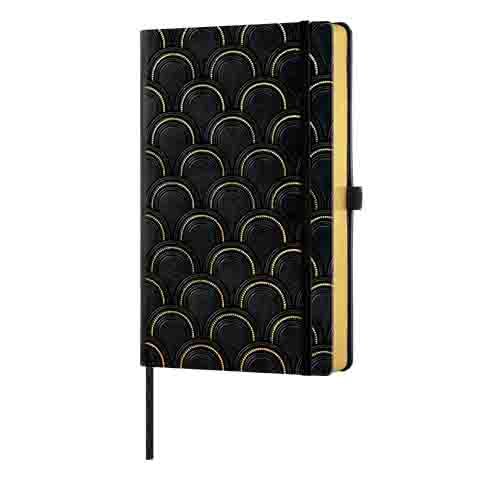 CASTELLI AGENDA 9X14 KOCKICE COPPER AND GOLD ART DECO GOLD