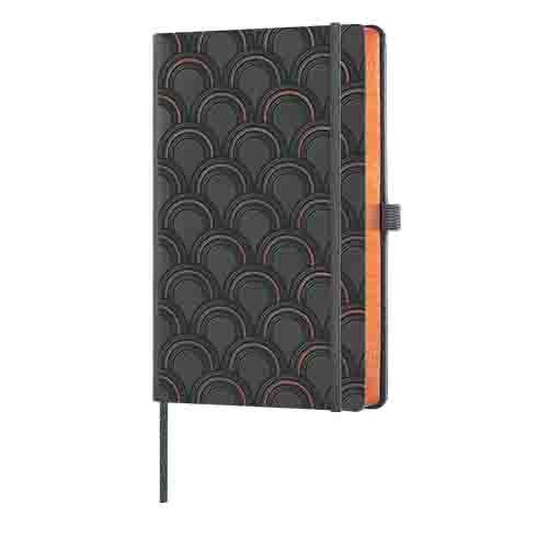 CASTELLI AGENDA 9X14 LINIJE COPPER AND GOLD ART DECO COPPER
