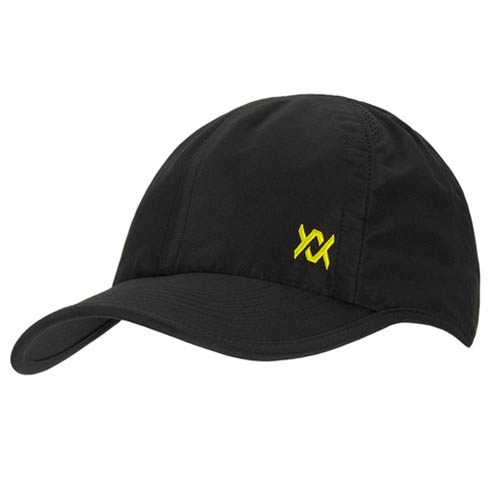 VOLKL KACKET PERF HAT SMALL LOGO BLACK NEON YELLOW