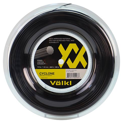 VOLKL ZICA ZA REKET CYCLONE 18G/1.20MM REEL/200M BLACK