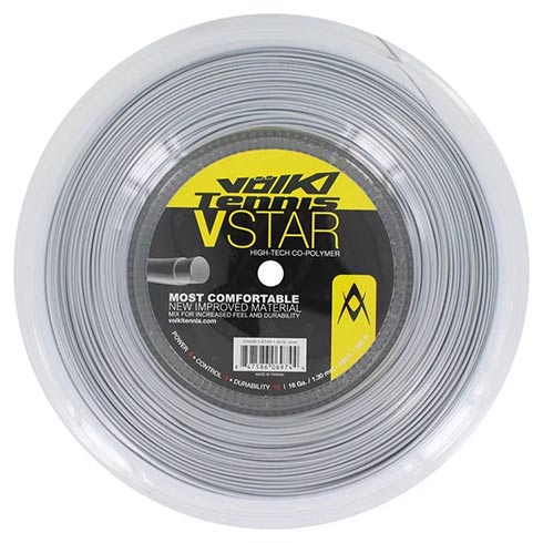 VOLKL ZICA ZA REKET V-STAR 16G/1.30MM REEL/200M SILVER
