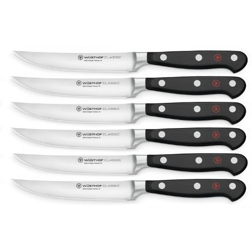 WUSTHOF SET KUHINJSKIH NOZEVA 6/1 CHEF'S CLASSIC BLACK