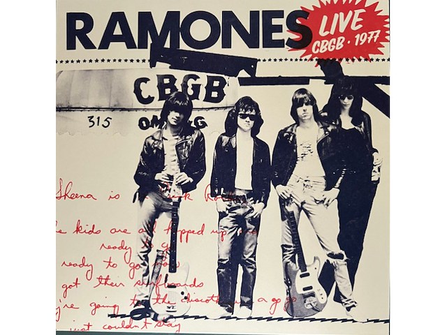 RAMONES - LIVE AT CBGB`S (RED VINYL) (BLACK FRIDAY) (LIMITED
