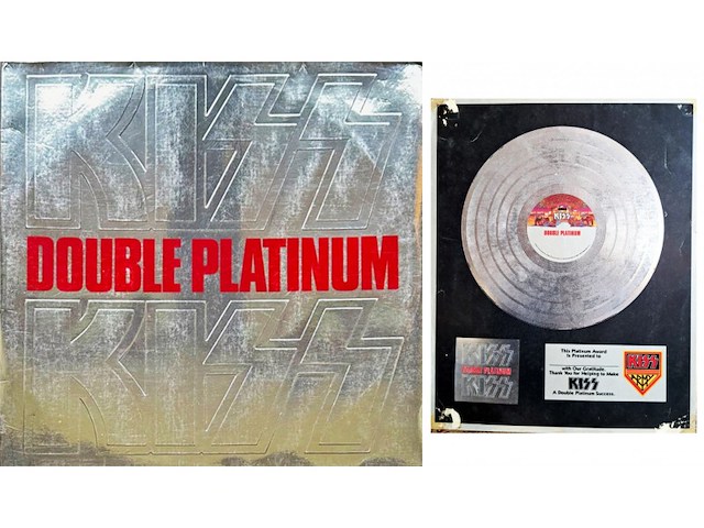 2LP*: KISS - Double Platinum (1978) Germany + plaketa