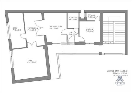 Prodaja Trosobnog Stana – Laze TeleČkog, Centar