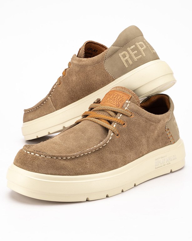 Replay patike cipele Alycom 2 suede – Krem
