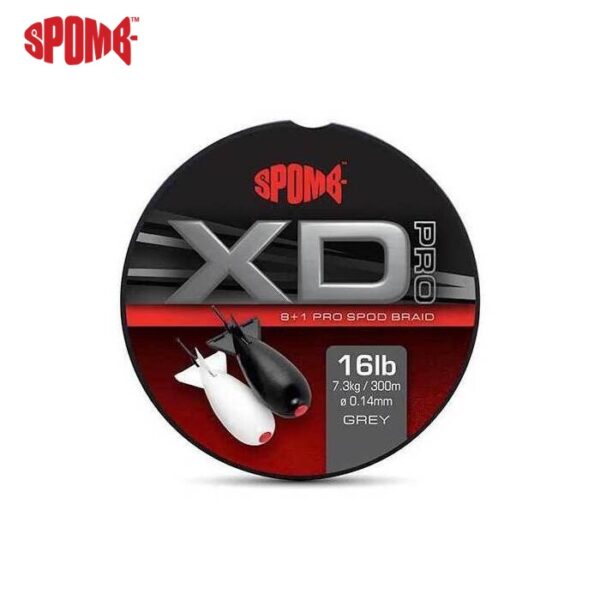 Spomb XD Pro Braid Grey 8+1 0.14mm 16lbs