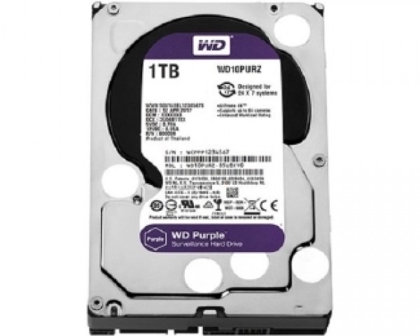 WD 1TB 3.5'' SATA3 WD10PURZ Purple