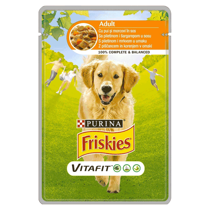 Friskies Dog Piletina i Šargarepa, 85 g