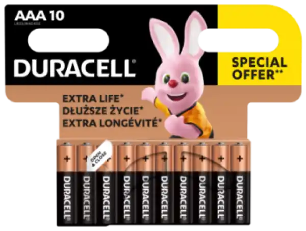 Baterija Duracell Basic AAA 10/1 pakovanje