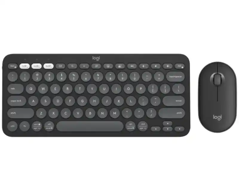 Bežična tastatura + miš Logitech Pebble 2 Combo Graphite