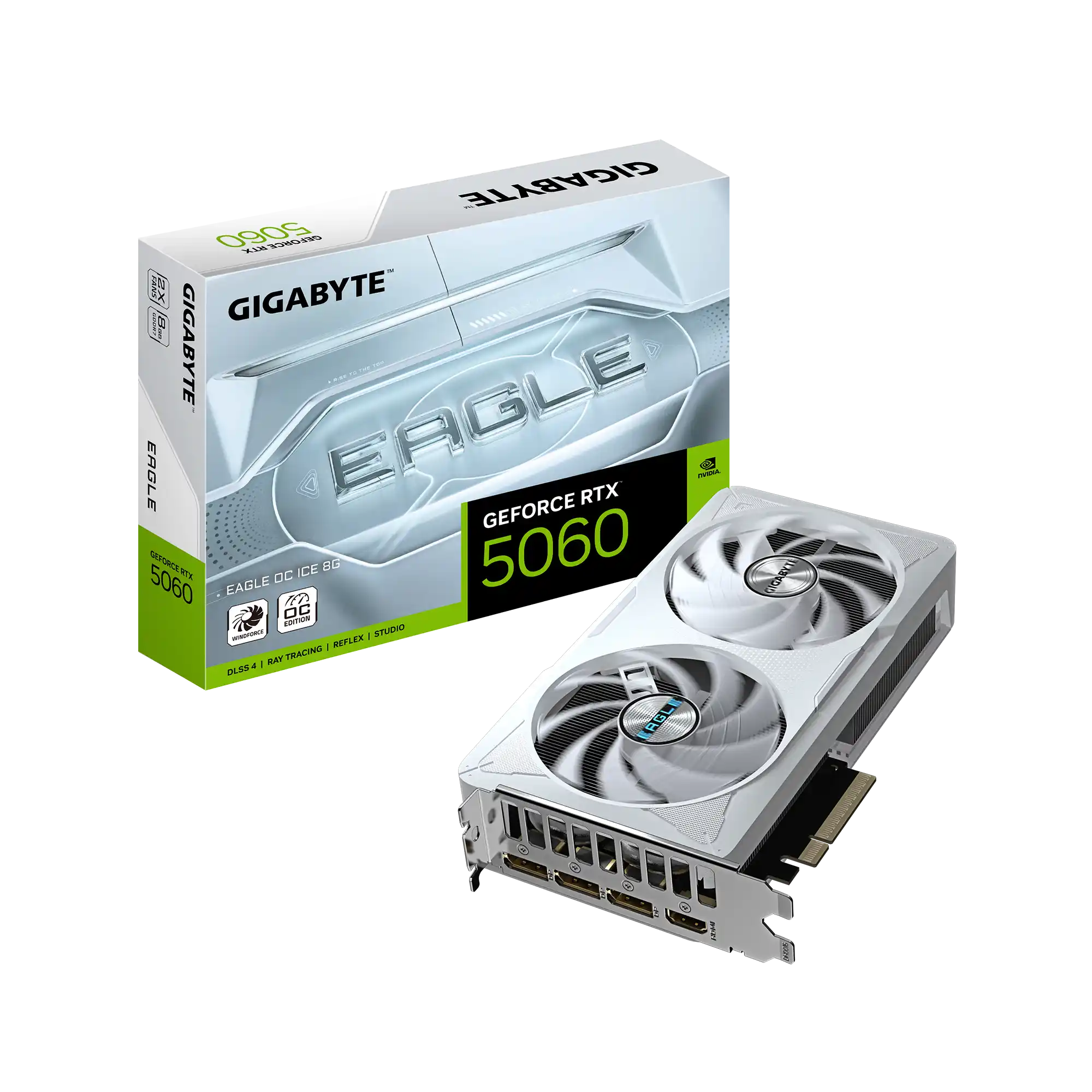 Grafička karta Gigabyte GeForce RTX 5060 Eagle OC GV-N5060EAGLEOC ICE-8GD 8GB GDDR7