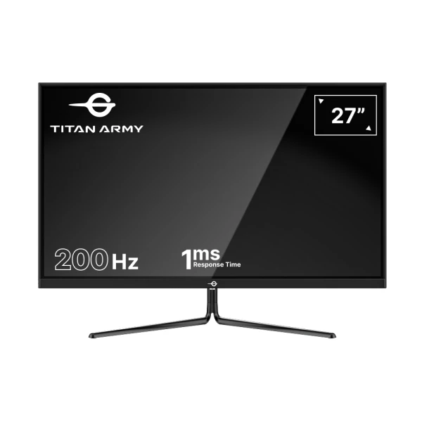 Monitor 27 Titan Army 27G2R2-B 2560×1440/QHD IPS/1ms/200Hz/HDMI/DP/HDR400/AMD FreeSync G-Sync