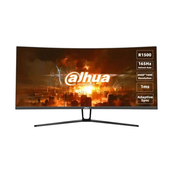 Monitor 34 Dahua LM34-E330C 3440×1440/21:9/VA/180Hz/1ms/2xHDMI/2xDP/Curved