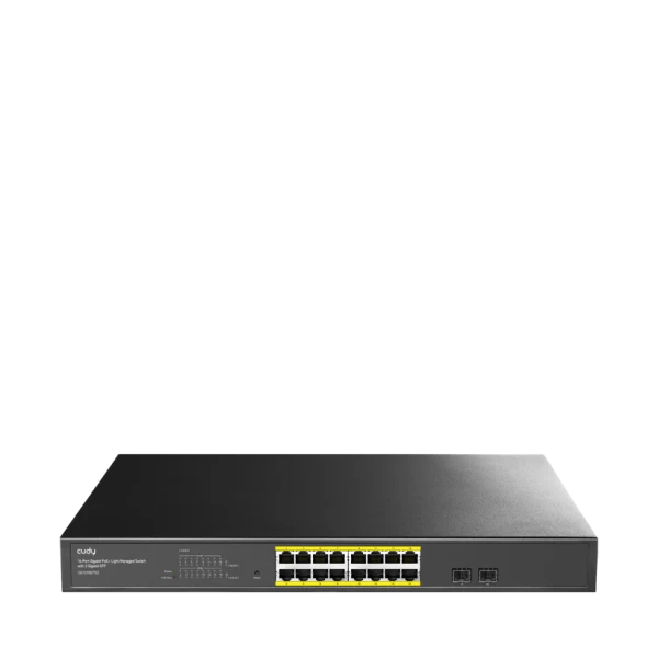 Svič 10/100/1000 16-port Cudy GS1016EPS2 Light Managed PoE+ sa 2x SFP 200W