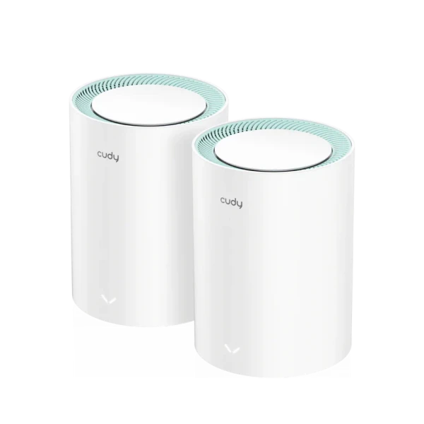 Whole Home Wi-Fi 6 Gigabit Mesh System Cudy M1500 AX1500 Dual Band(2-Pack)