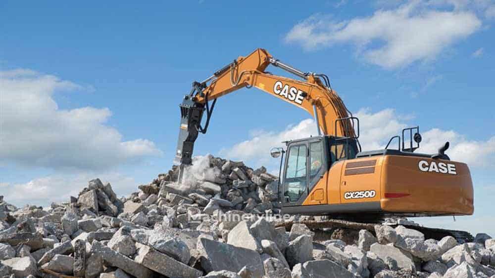 Excavator Case CX250D pentru Demolare hidraulični čekić