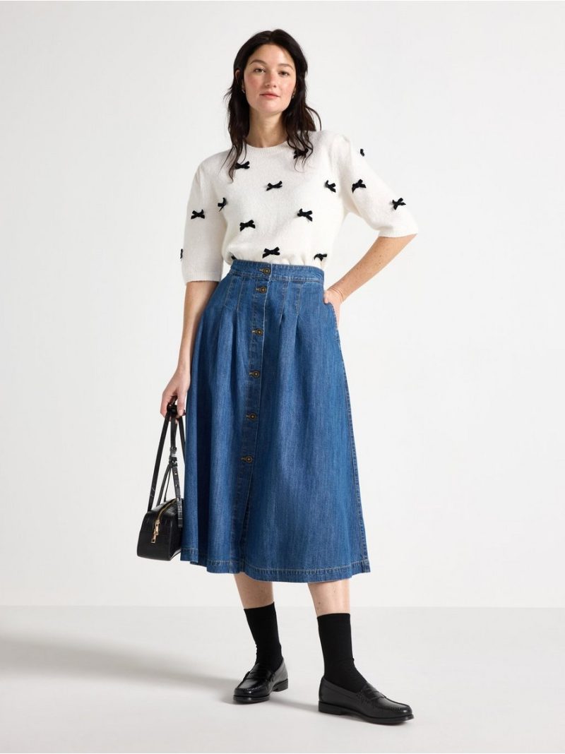 Suknja – Midi skirt in denim