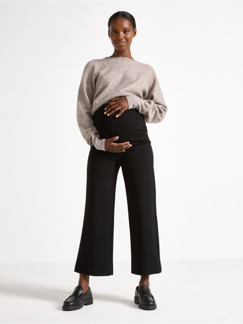 Pantalone – MOM cropped trousers in punto