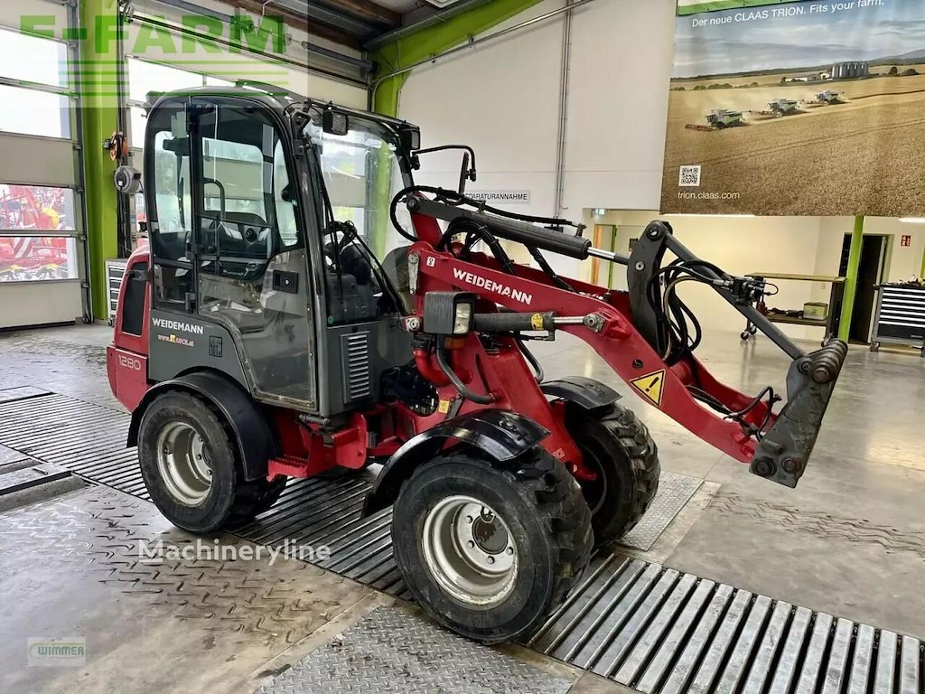Weidemann 1280 - radlader / haflader prednji utovarivač