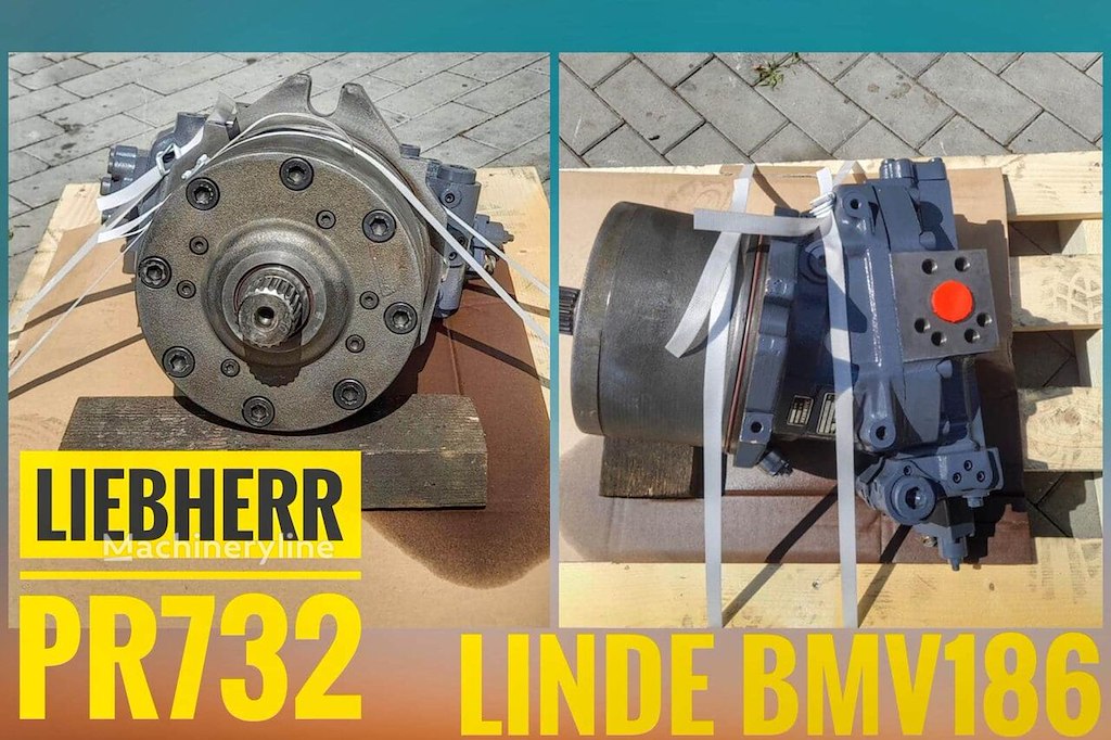 Hidromotor hidraulični motor za Linde BMV 186 pentru Liebherr PR732 građevinske mašine