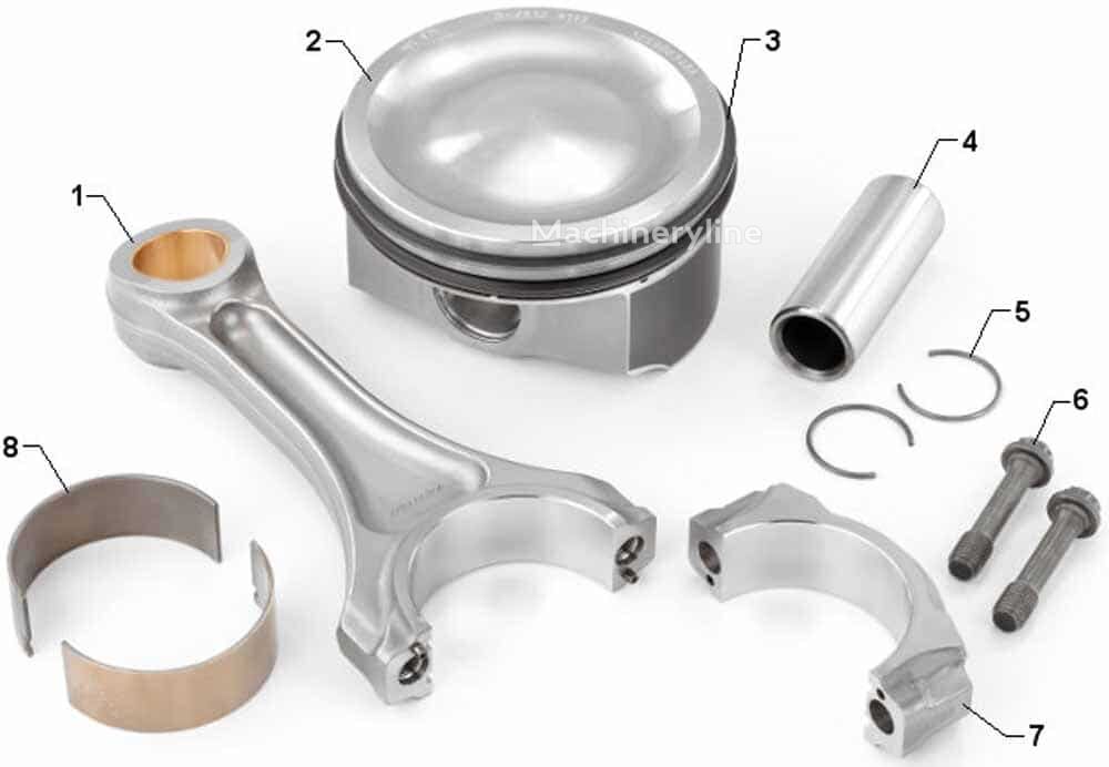 SET Segmenti, Piston, Biela și Cuzineți pentru Motor klipni prsten za Deutz BF4M1013E građevinske mašine
