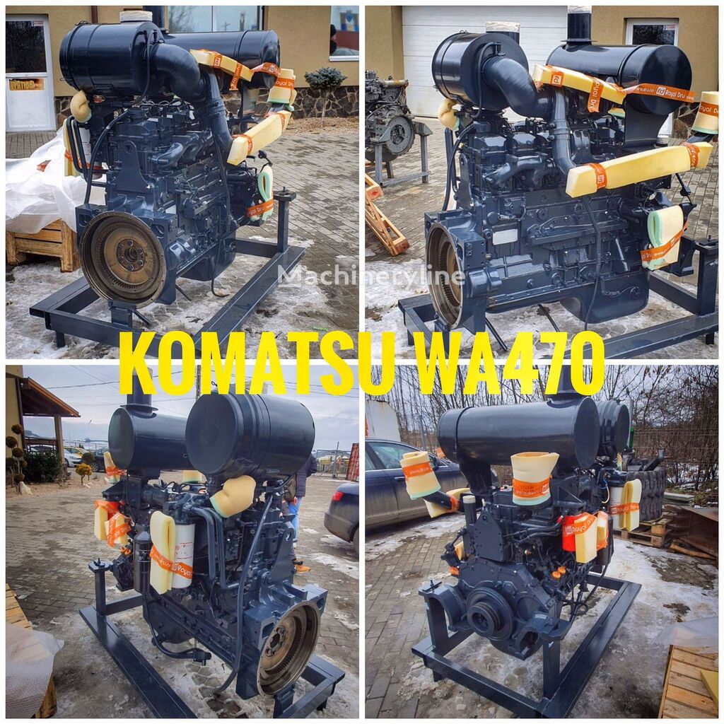 Motor za Komatsu SAA6D125E pentru încărcător frontal Komatsu WA470 građevinske mašine
