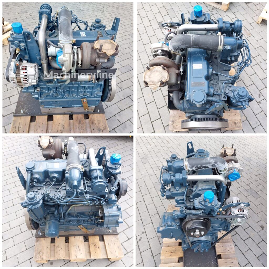 Motor Diesel za Kubota V3800 de 3.8L, 4 cilindri, complet recondiționat građevinske mašine