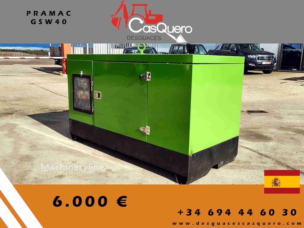 Pramac GSW40 diesel generator po rezervnim delovima