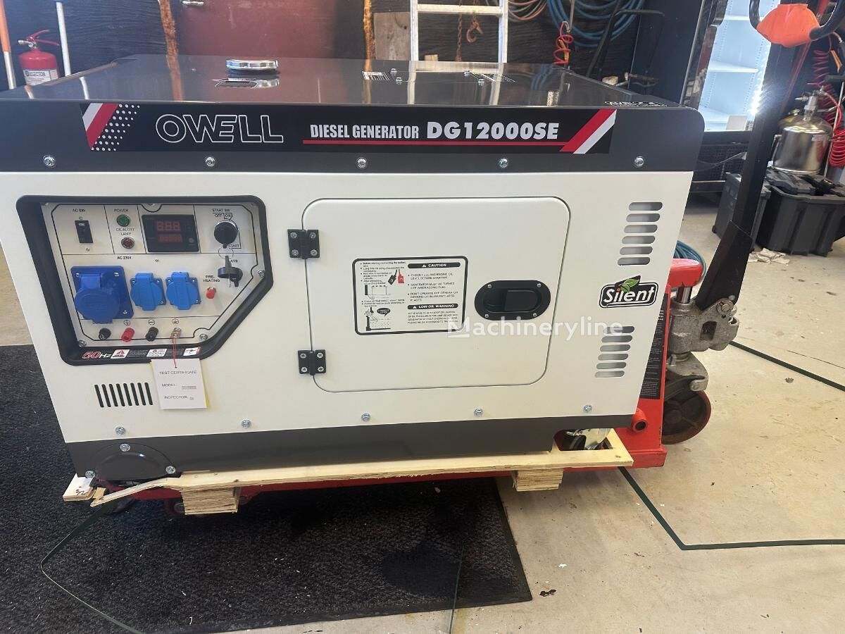 Prodaje se OWELL DG12000SE diesel generator na aukciji
