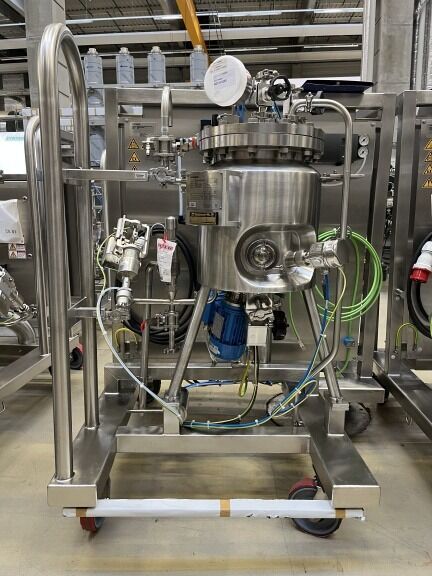 Pharmatech 15 L Mobile Pharma Reactor — NEW - Stainless Steel Re hemijski reaktor