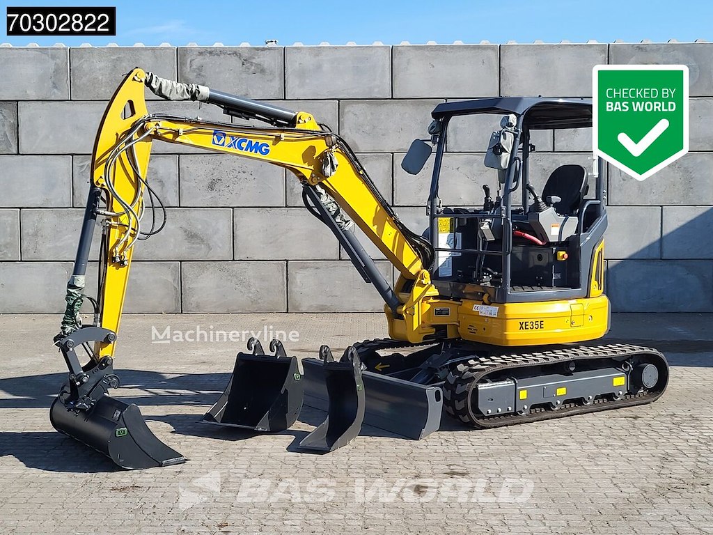 Novi XCMG XE35 E Fabrieksgarantie- CW+3 Bakken - Yanmar Motor mini bager