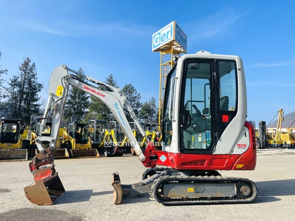 Takeuchi TB216 mini bager