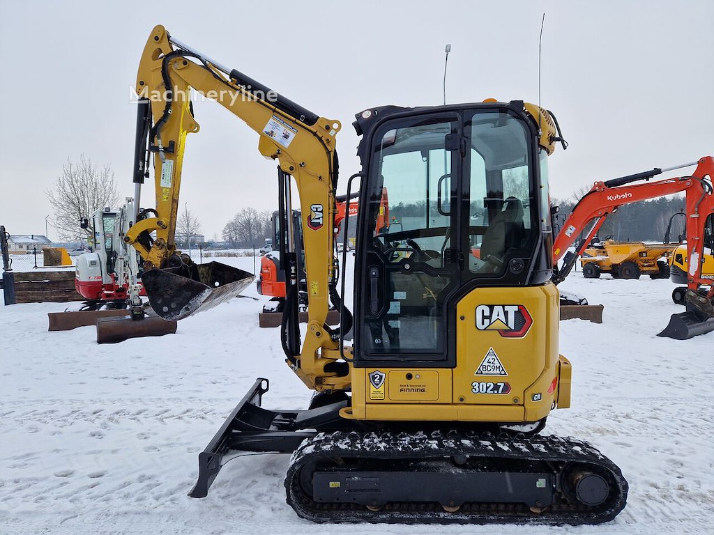 Caterpillar 302.7 CR 2021r 2000mtg hydraulicze szybkozłącze mini bager