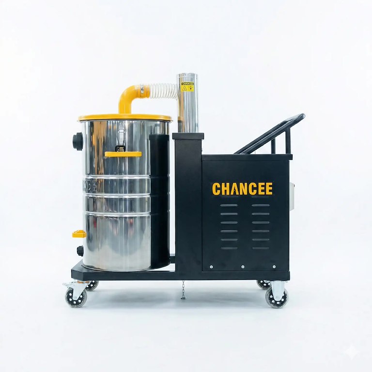 Industrijski usisivač Chancee CG4080 Turbina – HEPA filtracija 99,7% – mokro i suvo usisvanje (80 L, 4.0 kW, 31.8 kPa)