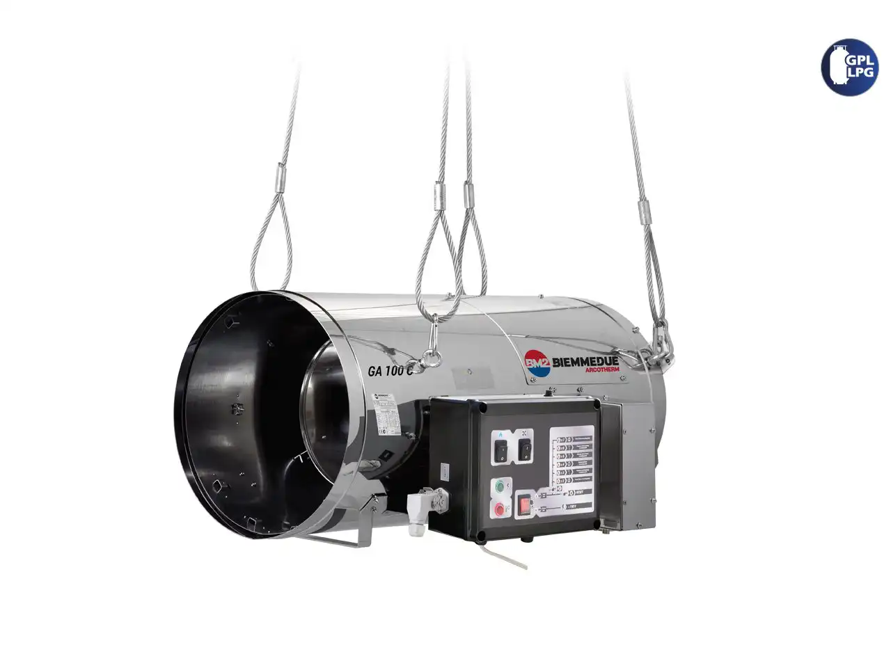 Viseći gasni top – direktno sagorevanje | BIEMMEDUE GA 100 C | TNG/LPG (propan/butan) | 100 kW