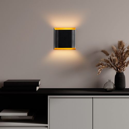 Bera - Crna Zidna Lampa 15305