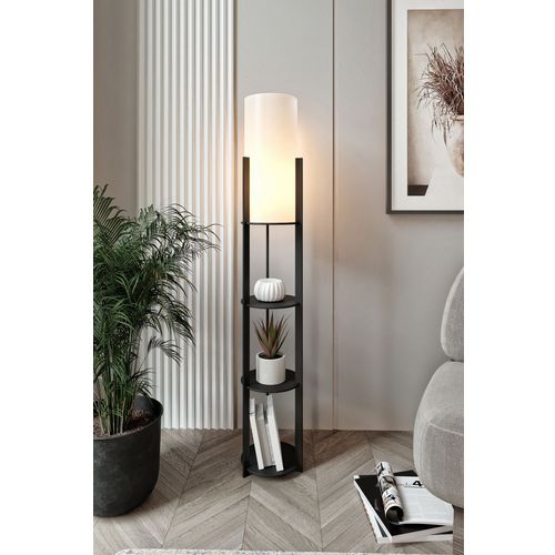 Radiante - Crna Podna Lampa