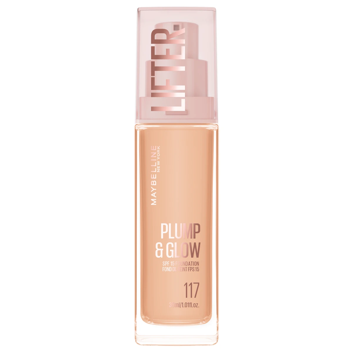 MAYBELLINE TEČNI PUDER LIFTER PLUMP&GLOW 117 30ML