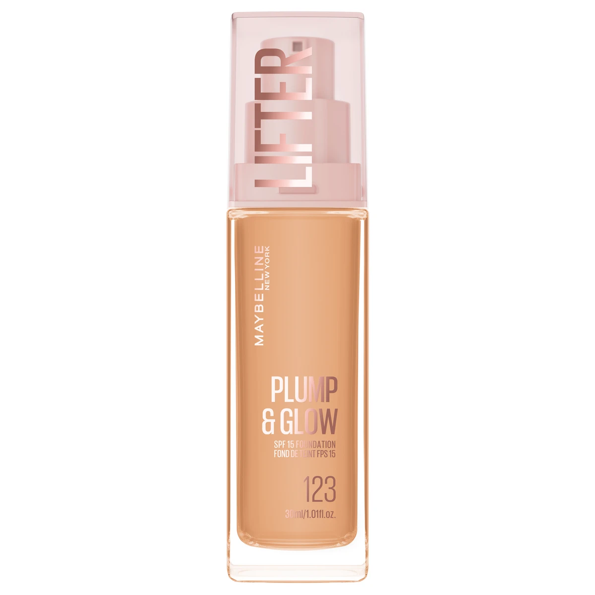 MAYBELLINE TEČNI PUDER LIFTER PLUMP&GLOW 123 30ML