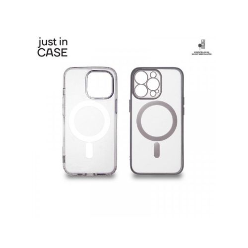 JUST IN CASE 2u1 Extra case MAG MIX paket SREBRNI za iPhone 13 Pro