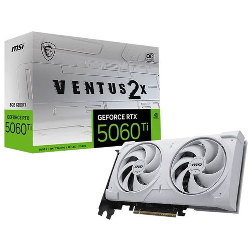 MSI GeForce RTX 5060 Ti 8G VENTUS 2X OC White Plus grafička karta