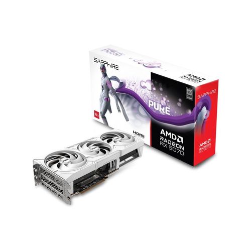 SAPPHIRE PURE AMD Radeon™ RX 9070 Gaming OC 16GB GDDR 11349-02-20G bela